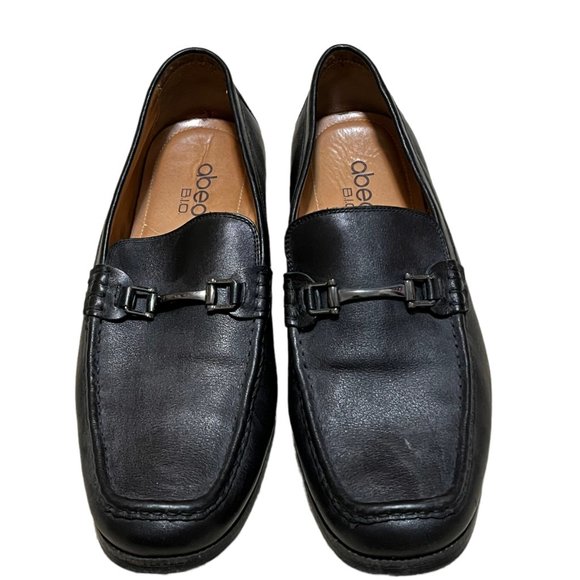 Abeo | Shoes | Abeo Bio System Black Leather Mens Dress Shoes Sz 1 ...